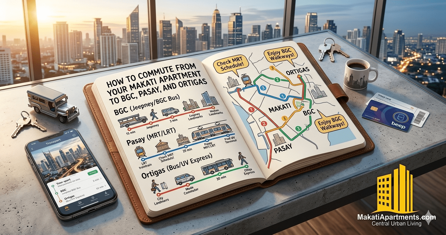 How to Commute from Your Makati Apartment to BGC, Pasay, and Ortigas ...